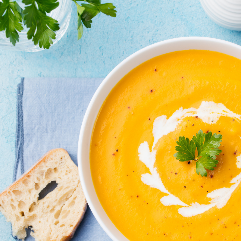 Roasted Pumpkin and Honey Soup - Mummies On A Mission